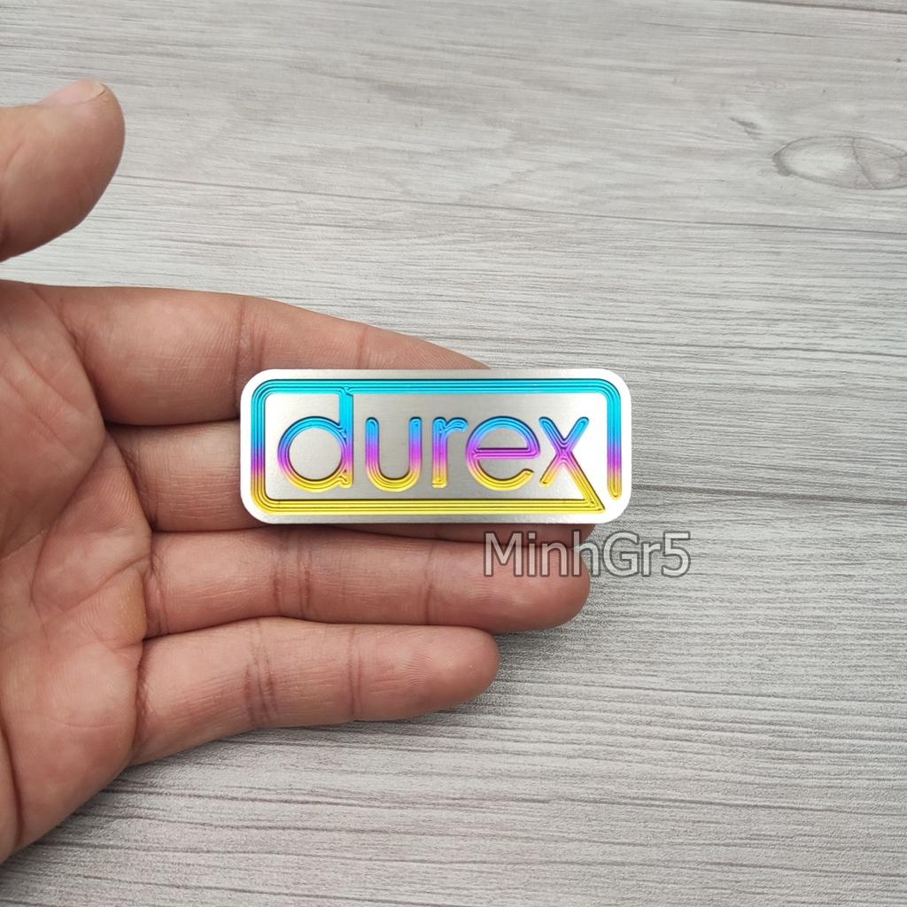 LOGO TEM STICKER GR5 TITAN BỚT CÀ KHỊA NGÓN TAY DUREX - MixASale