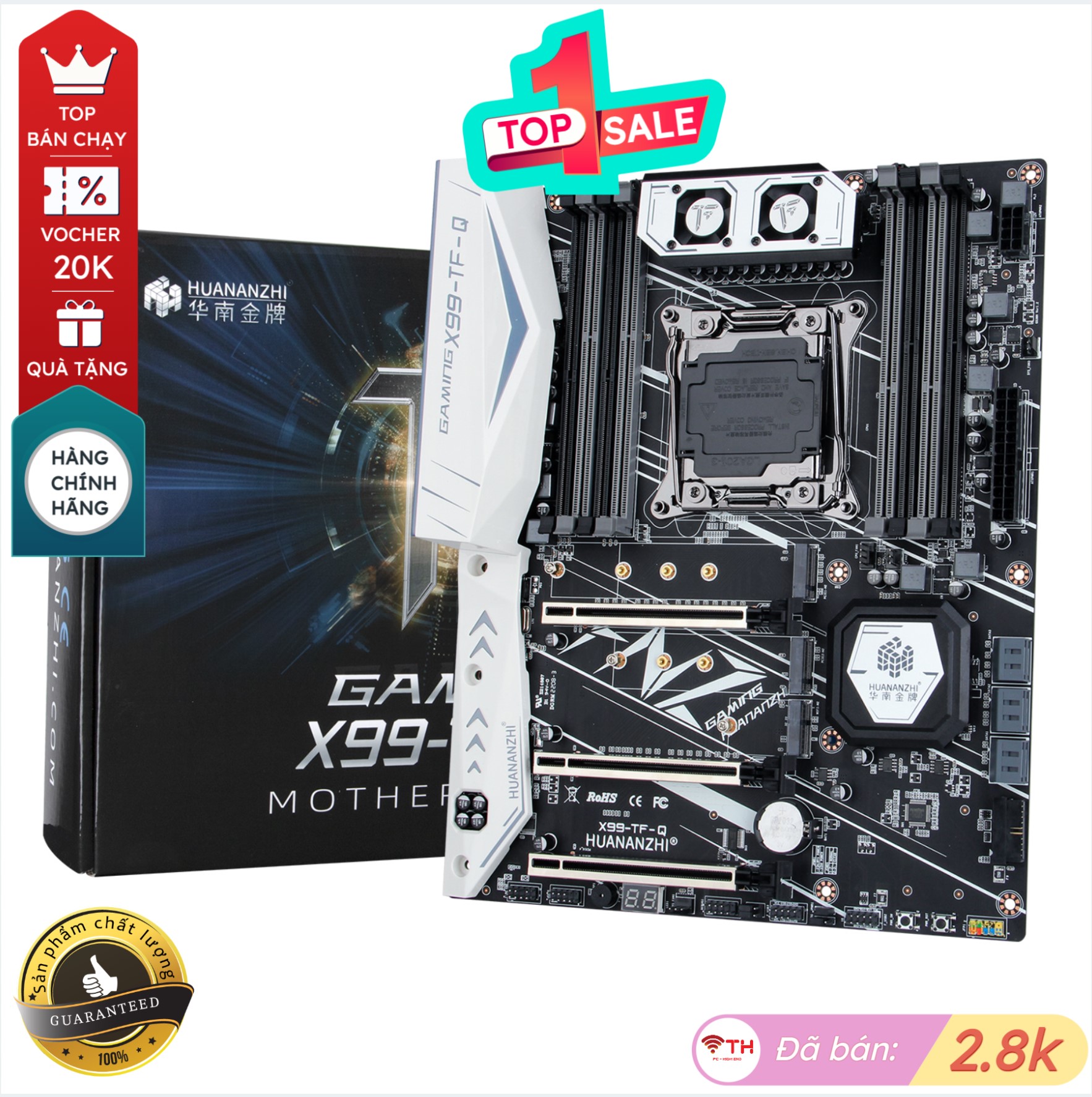 Mainboard SNIPER X99 Socket 2011-3 2011-4 có 4 Khe chạy DDR3 hoặc DDR4 ...