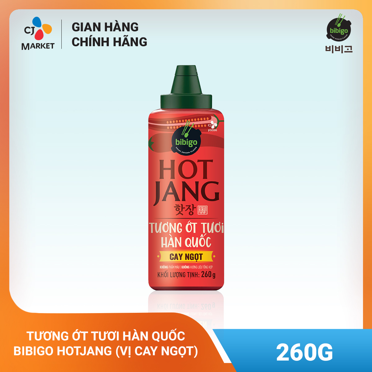 HCMTặng Hộp Inochi Combo 2 chai Tương Ớt Tươi Hàn Quốc Bibigo Hot Jang ...