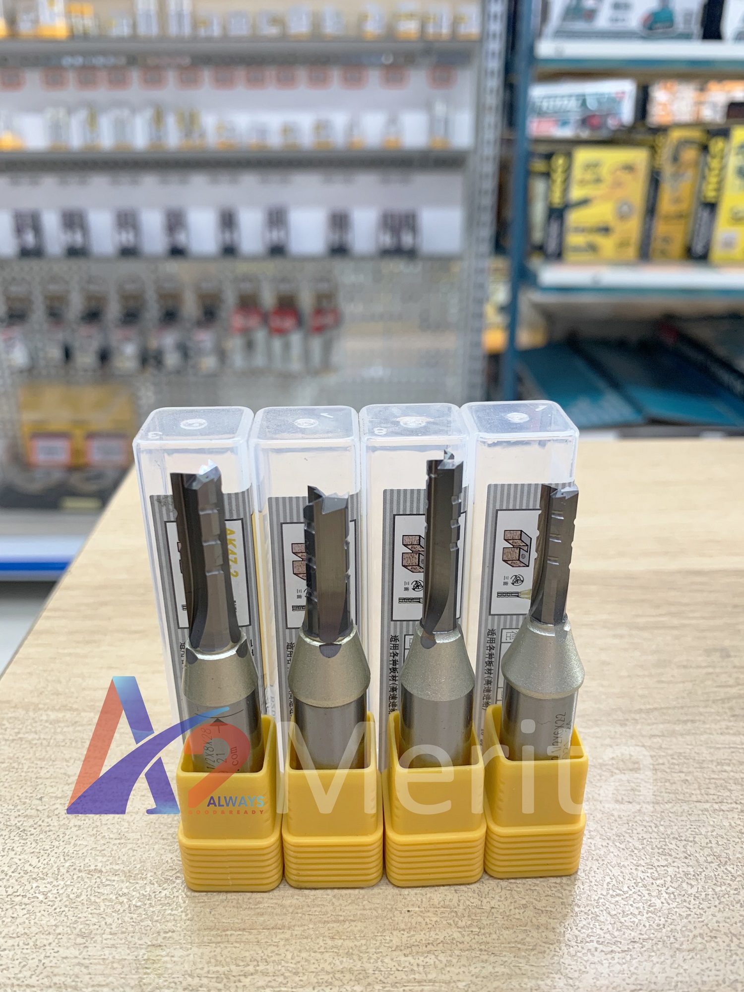 Mũi phay thẳng TCT 3Me cốt 1/2"(12.7mm) Arden (máy CNC) (tùy chọn size ...