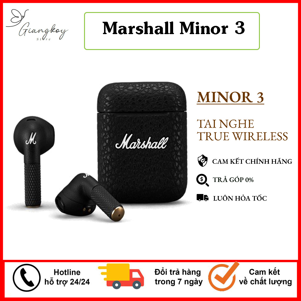 Tai Bluetooth TWS Marshall Mode III Chinh Hangđược trang bị Bluetooth 5 ...