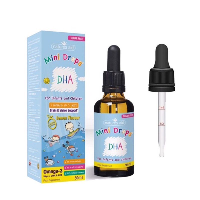 DHA dạng giọt Nature’s Way Kid Smart DHA Drops 20ml Úc Drop - MixASale
