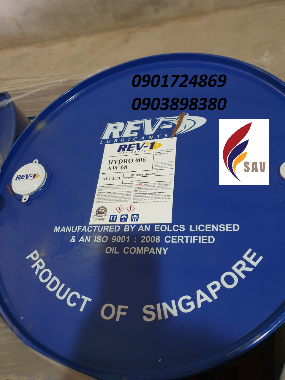 DẦU THỦY LỰC HYDRAULIC OIL AW68 200L REV1 - NHẬP KHẨU SINGAPORE ...