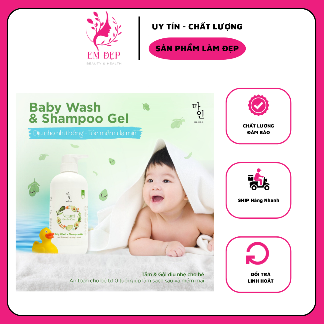 Sữa tắm thảo dược cho bé Hana Baby Top to Toe Wash - MixASale