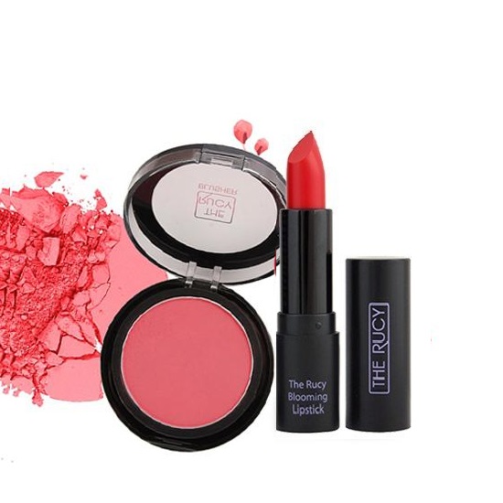 Combo Trang Điểm Cao Cấp The Rucy (Phấn Má Hồng Cao Cấp The Rucy + Son ...