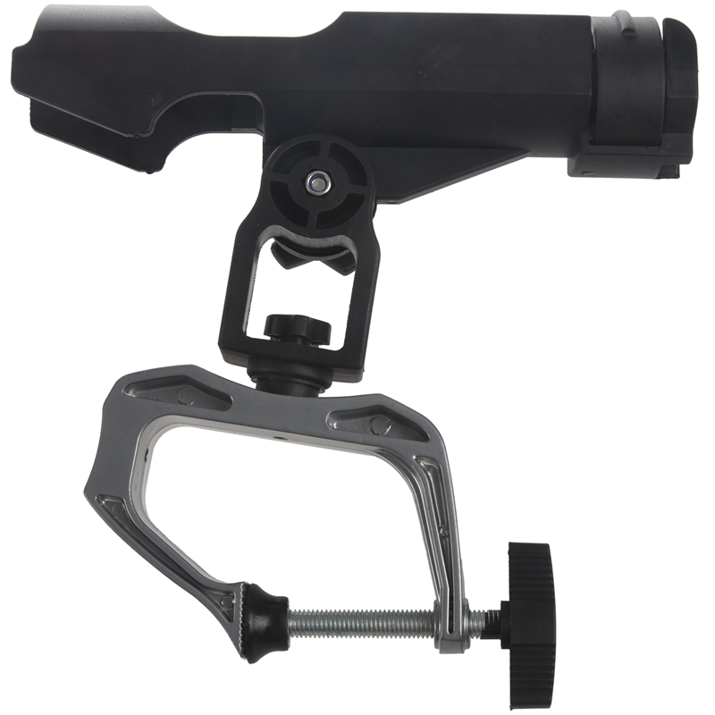 2Pack Fishing Boat Rods Holder With Large Clamp Opening 360 Degree ...