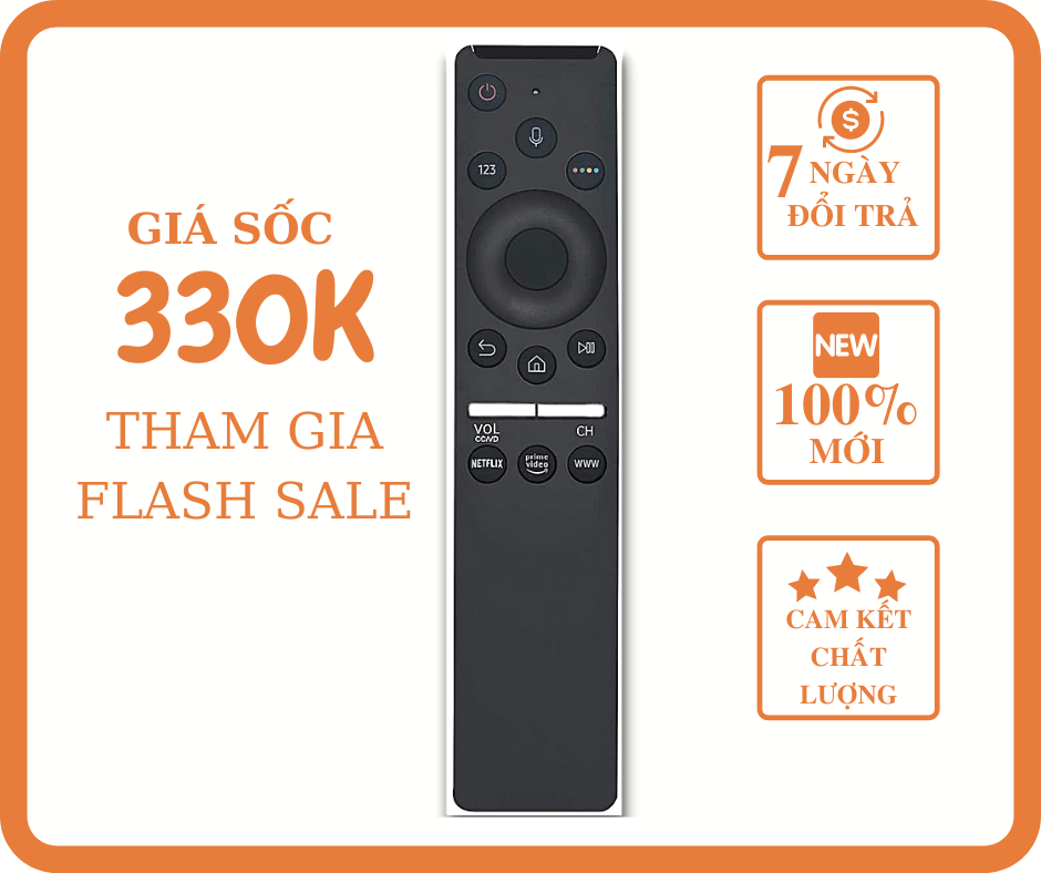 ( Hàng chính hãng made in vietnam) Điều khiển tivi samsung giọng nói Remote samsung giọng nói ...