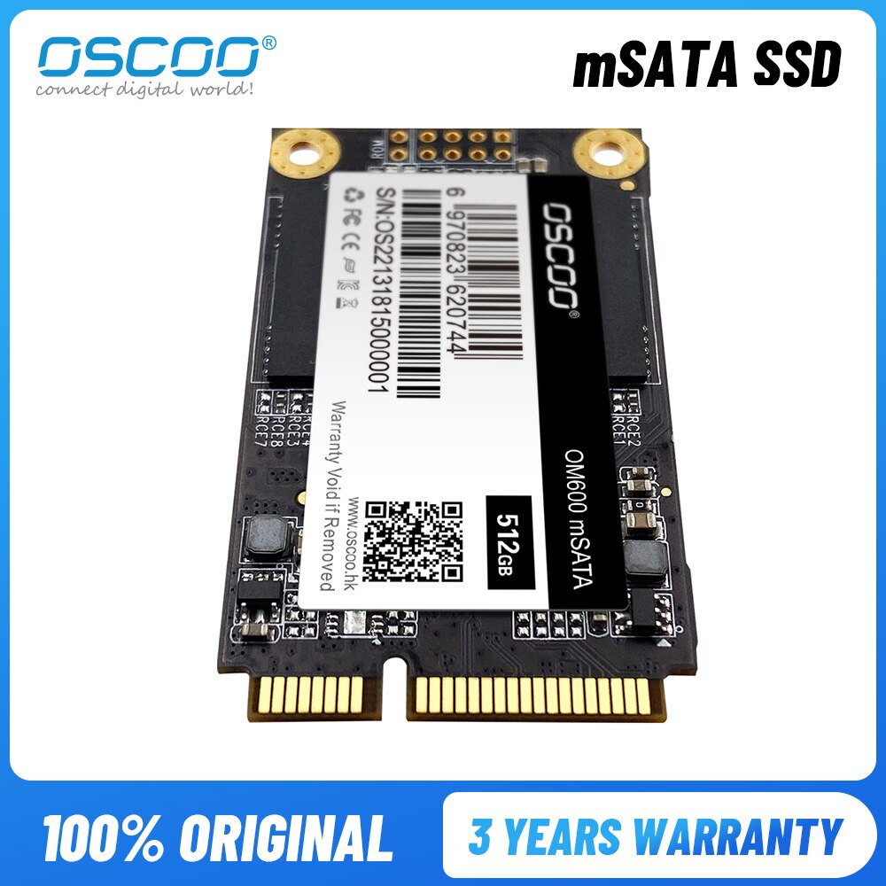 OSCOO mSATA SSD Hard Drives 16GB 32GB 64GB 128GB 256GB 512GB 1TB ...