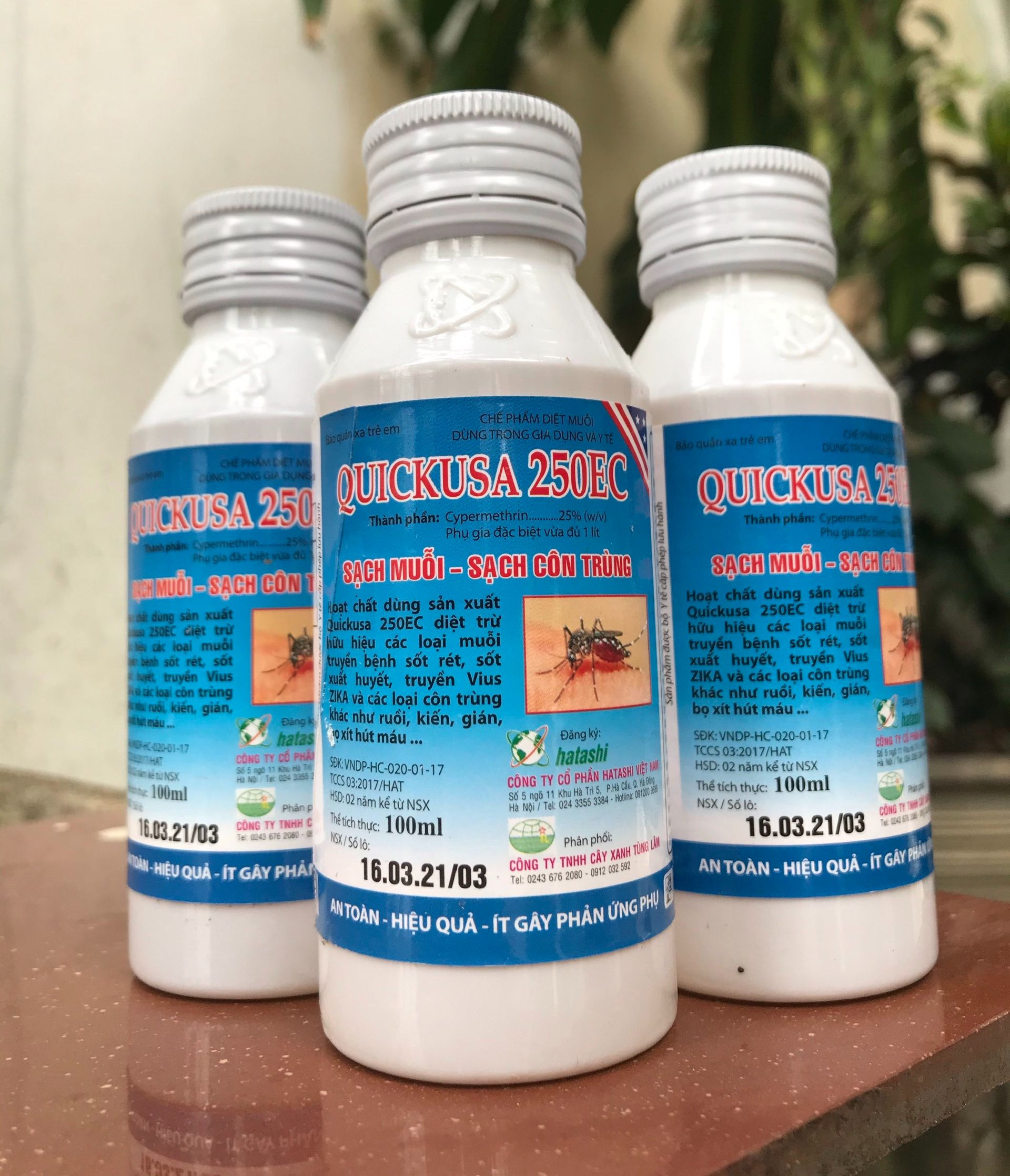 [Hoàn Tiền 10%] Thuốc xịt muỗi y tế Quick Usa 250ec diệt muỗi an toàn ...