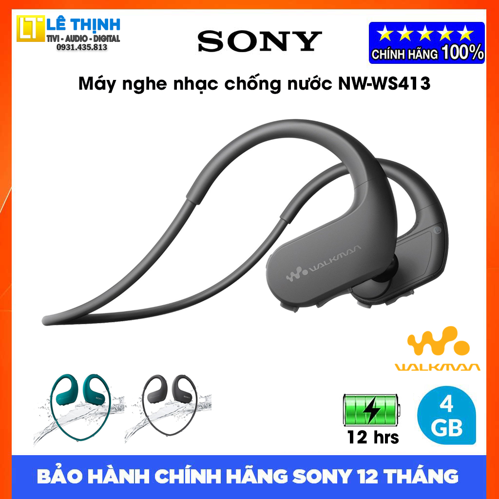 Máy nghe nhạc Sony Walkman NW-WS413 | 4GB- Hàng chính hãng - Bảo hành ...