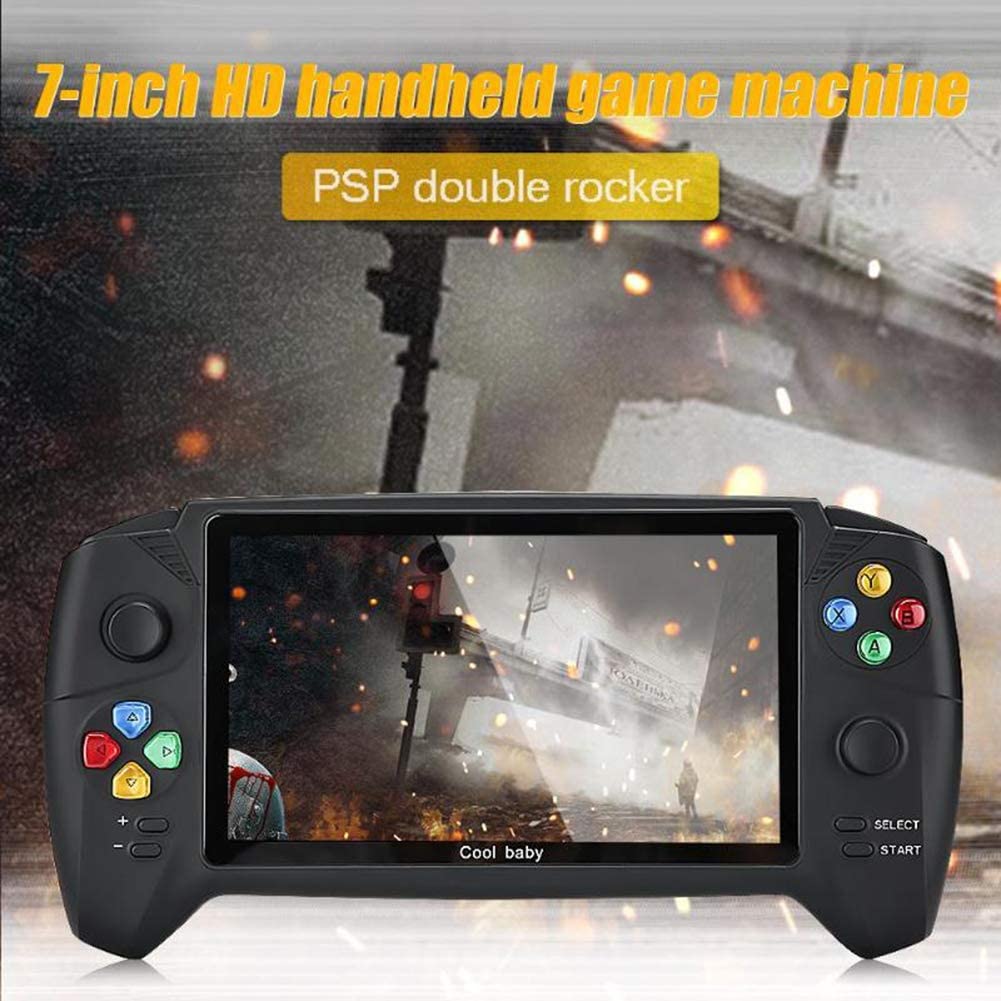 Play Station Consoles 7.0 Inch PSP Dual Joystick HD Handheld Nostalgic ...