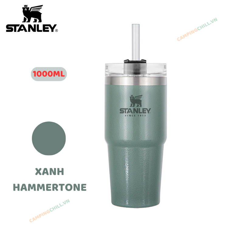 CỐC GIỮ NHIỆT STANLEY 1L KÈM NẮP ỐNG HÚT | Lazada.vn
