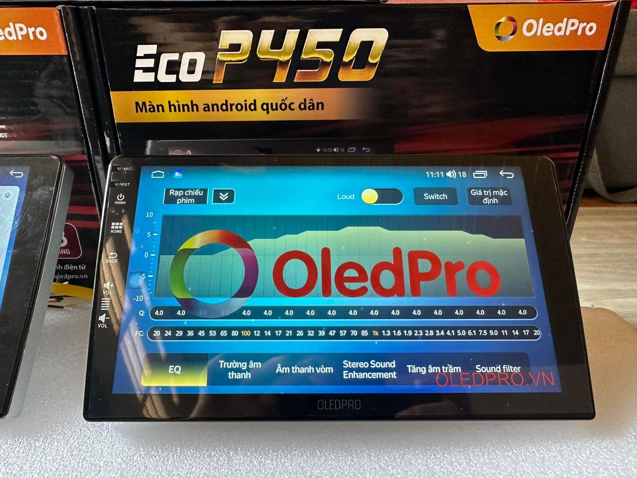 Màn hình Android OLED PRO ECO P450 thế hệ mới theo xe Huyndai i10 2021 - 2022 9 inch Kèm dưỡng ...