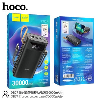 Pin sạc dự phòng Hoco DB07-10000mAh, DB07A-20000mAh, DB27-30000mAh Pin ...