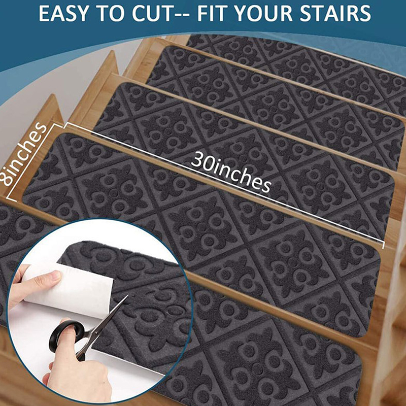 Stair Mat indoor anti slip Stair Carpet treads carpet non slip stair ...