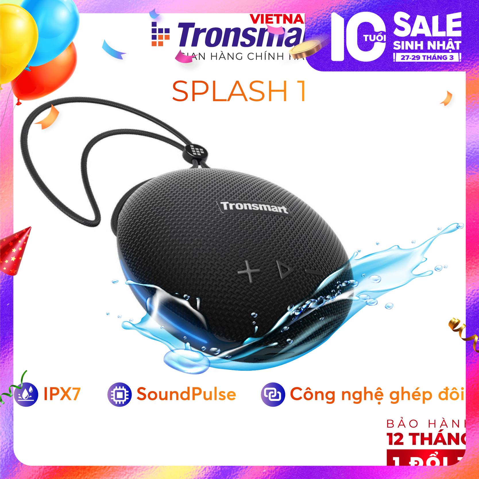 Tronsmart Splash 1 Bluetooth 5.0 Tích hợp đèn LED Chống nước IPX7 Công ...