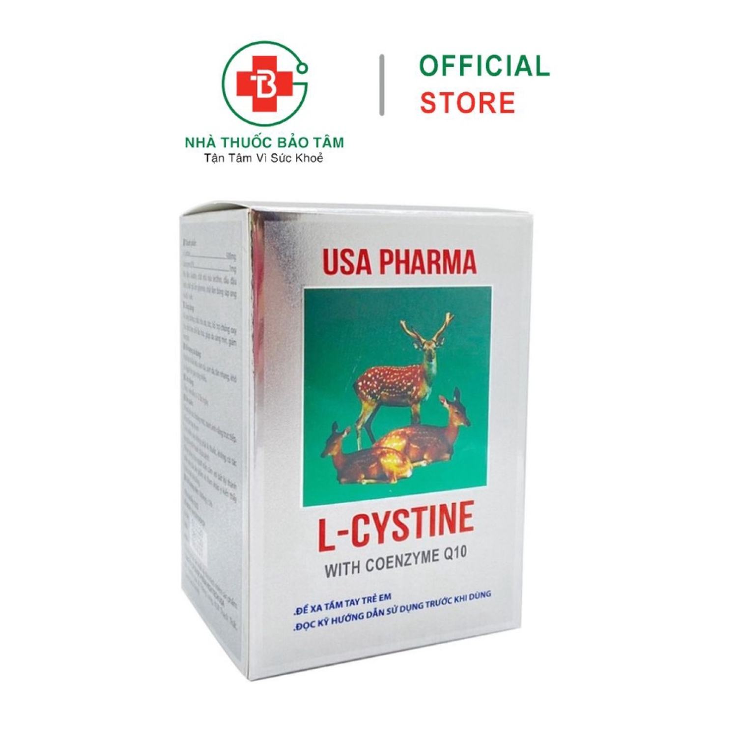 L-Cystine with Coenzym Q10 giúp đẹp da, khỏe tóc, giảm rụng tóc, giảm ...