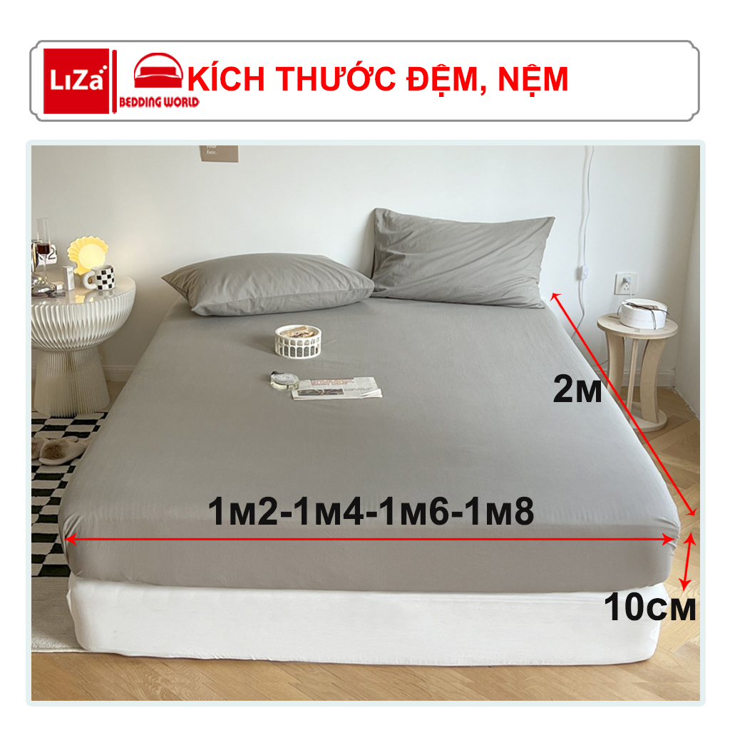 Ga Giường 1m2 1m4 1m6 1m8 Cotton Tici Bo Chun Kín Không Bai Xù Drap ...