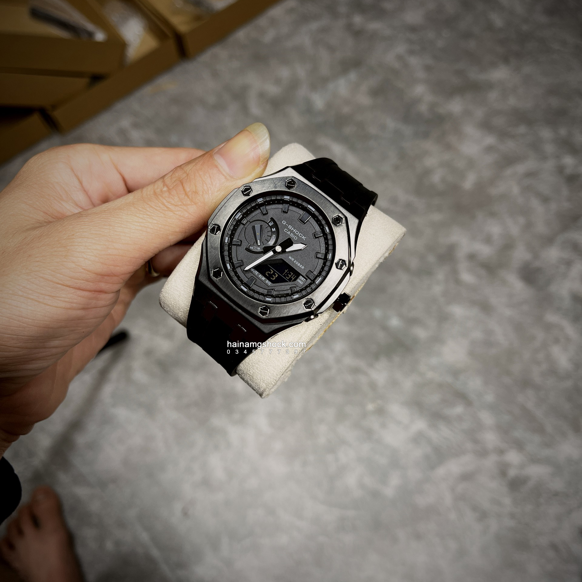 Đồng hồ nam G-SHOCK GA-2100-1A Custom Gen 5 Black Camouflage Steel ...