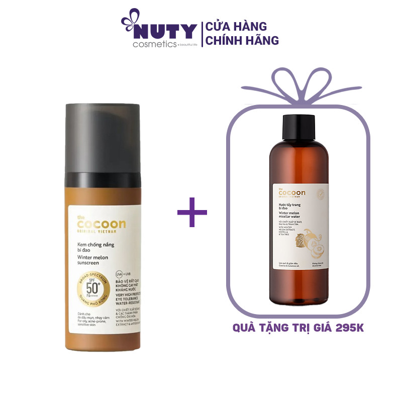 Kem Chống Nắng Cocoon Bí Đao Quang Phổ Rộng Winter Melon Suncreen SPF ...