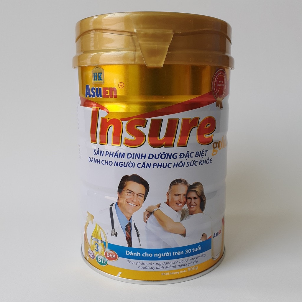 Sữa phục hồi sức khỏe Asuen Insure Gold 900g - dinh dưỡng dành cho ...