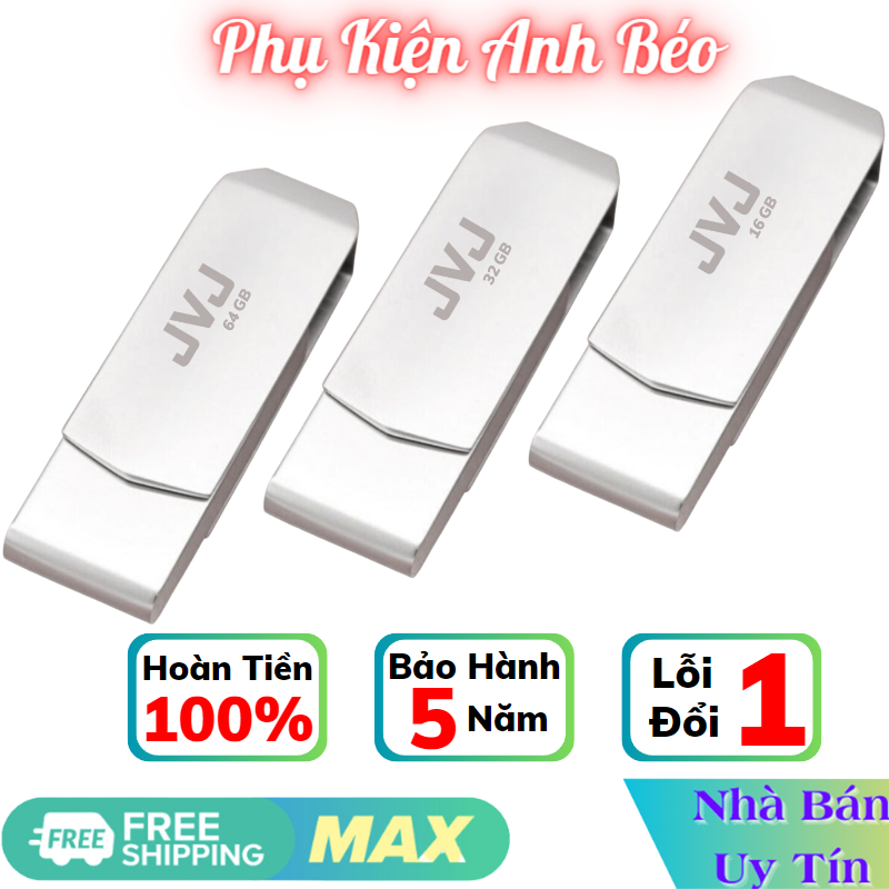 USB JVJ 64Gb 32Gb 16Gg 8Gb 4Gb Nhỏ Gọn Vỏ Kim Loại Chống Nước Tốc Độ ...