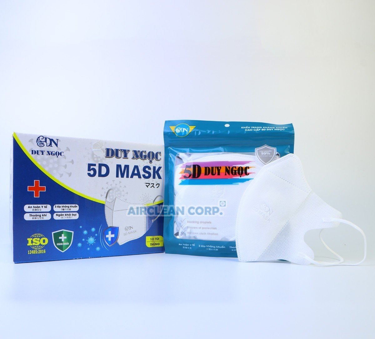 GIÁ SỈ 1 Thùng 100 Chiếc Khẩu Trang 5D Mask DUY NGỌC Kháng Khuẩn Cảm ...