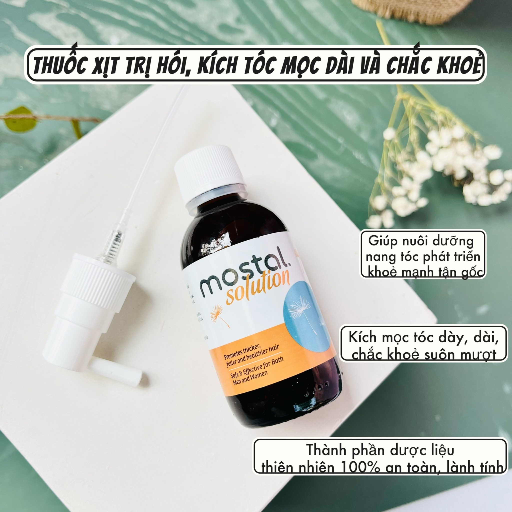 Serum Mọc Tóc Mostal Solution Ngăn Gãy Rụng Dưỡng Tóc Dài Nhanh 50ml ...