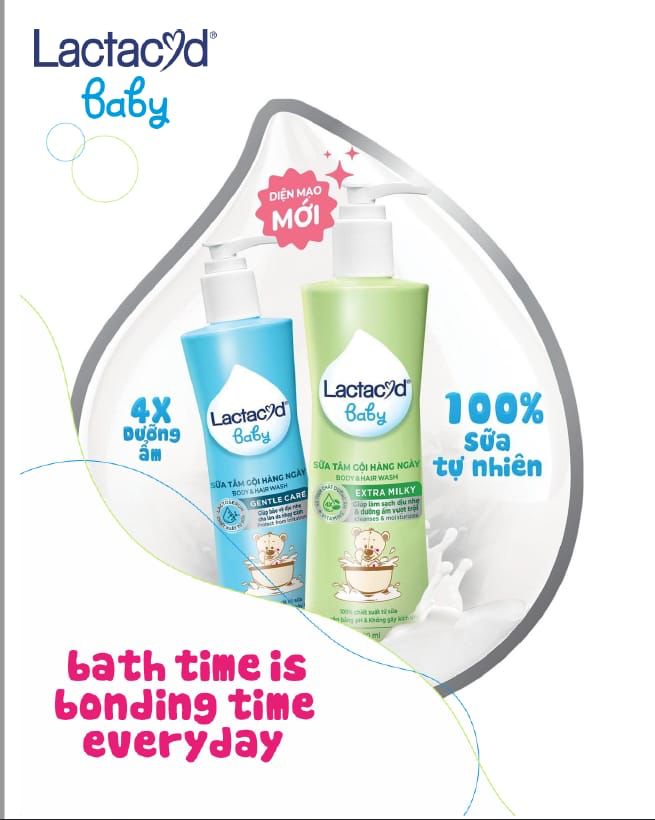 Bộ 2 chai Sữa Tắm Gội Trẻ Em Lactacyd Baby Gentle Care Bảo Vệ Dịu Nhẹ ...