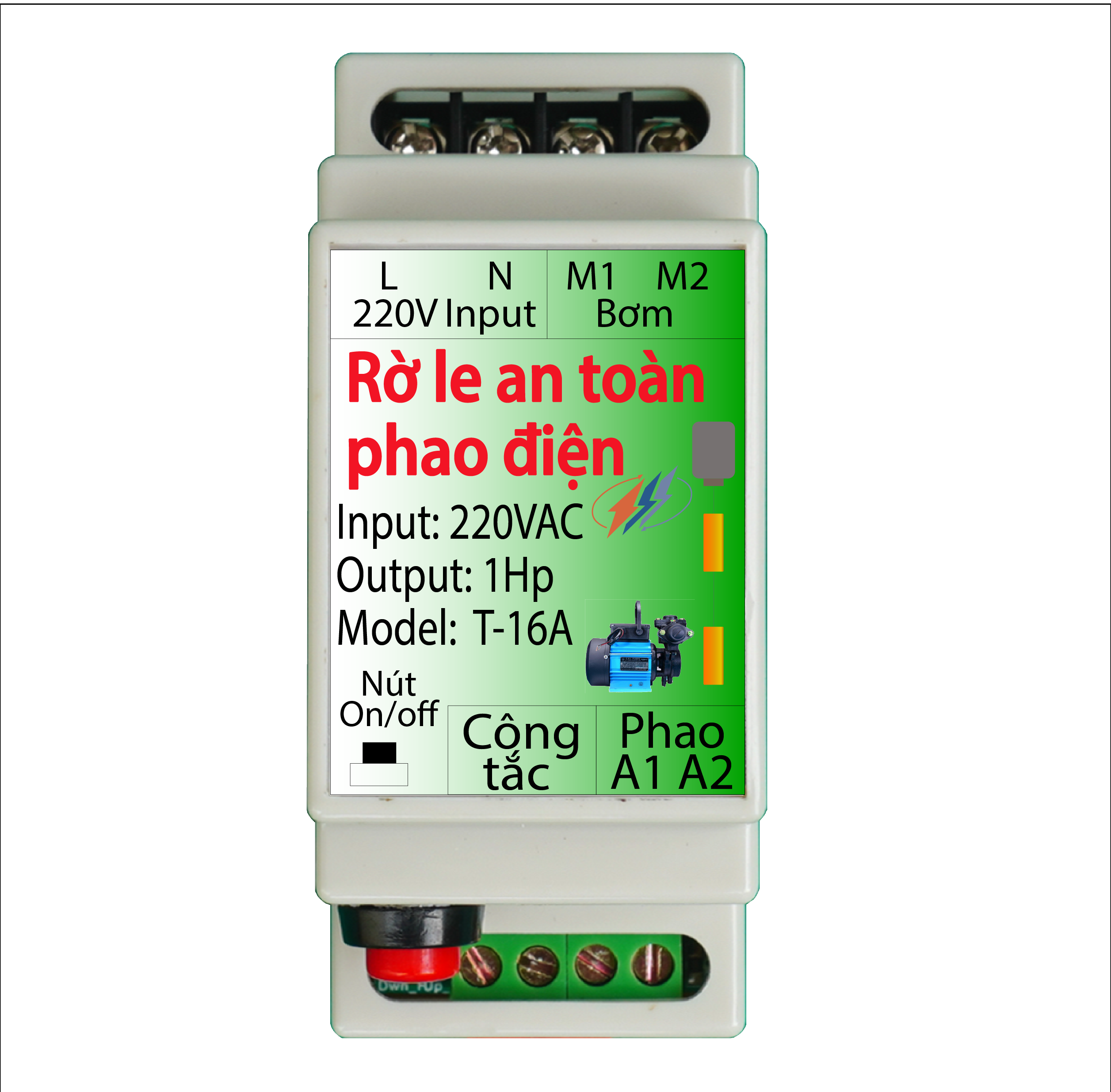 Rờ le an toàn cho phao điện_T16_T100A | Lazada.vn