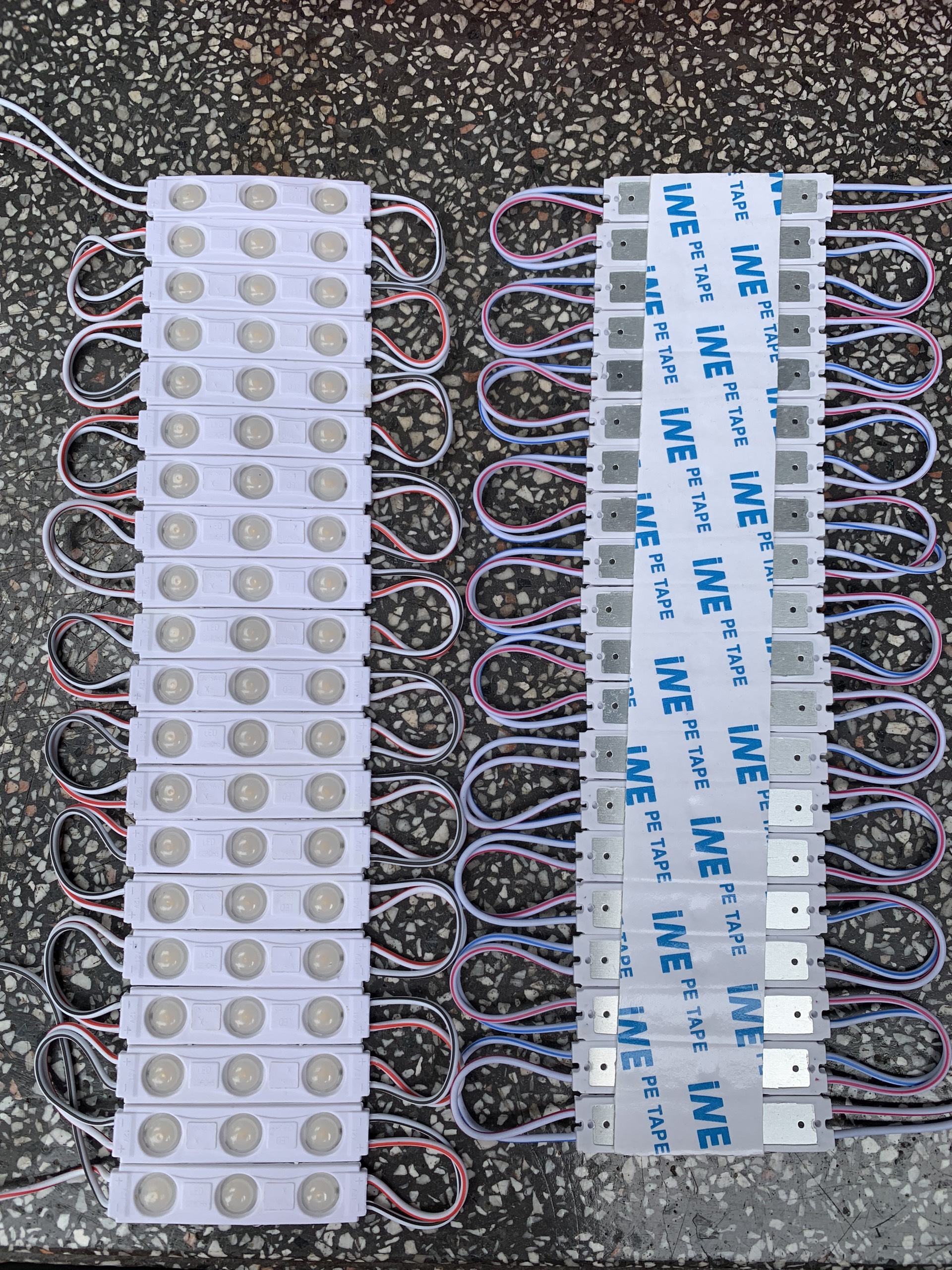 Led hắt 3 bóng 12V 6011 6113- chống nước- chip 2835- 1 vỷ 20 thanh- ánh ...