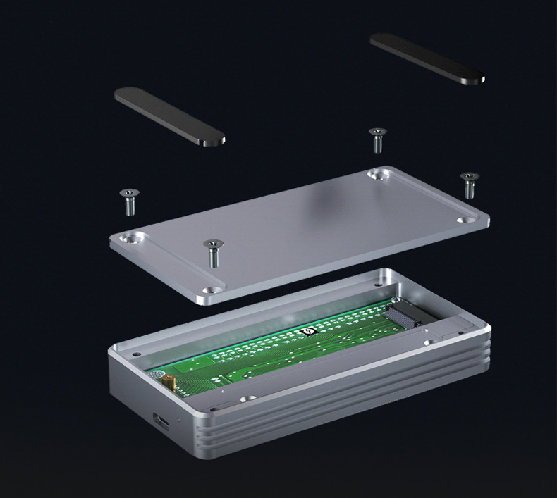Box ổ cứng SSD NVMe M.2 Thunderbolt 3 40Gbps tốc độ cao - (M.2 NVME ...