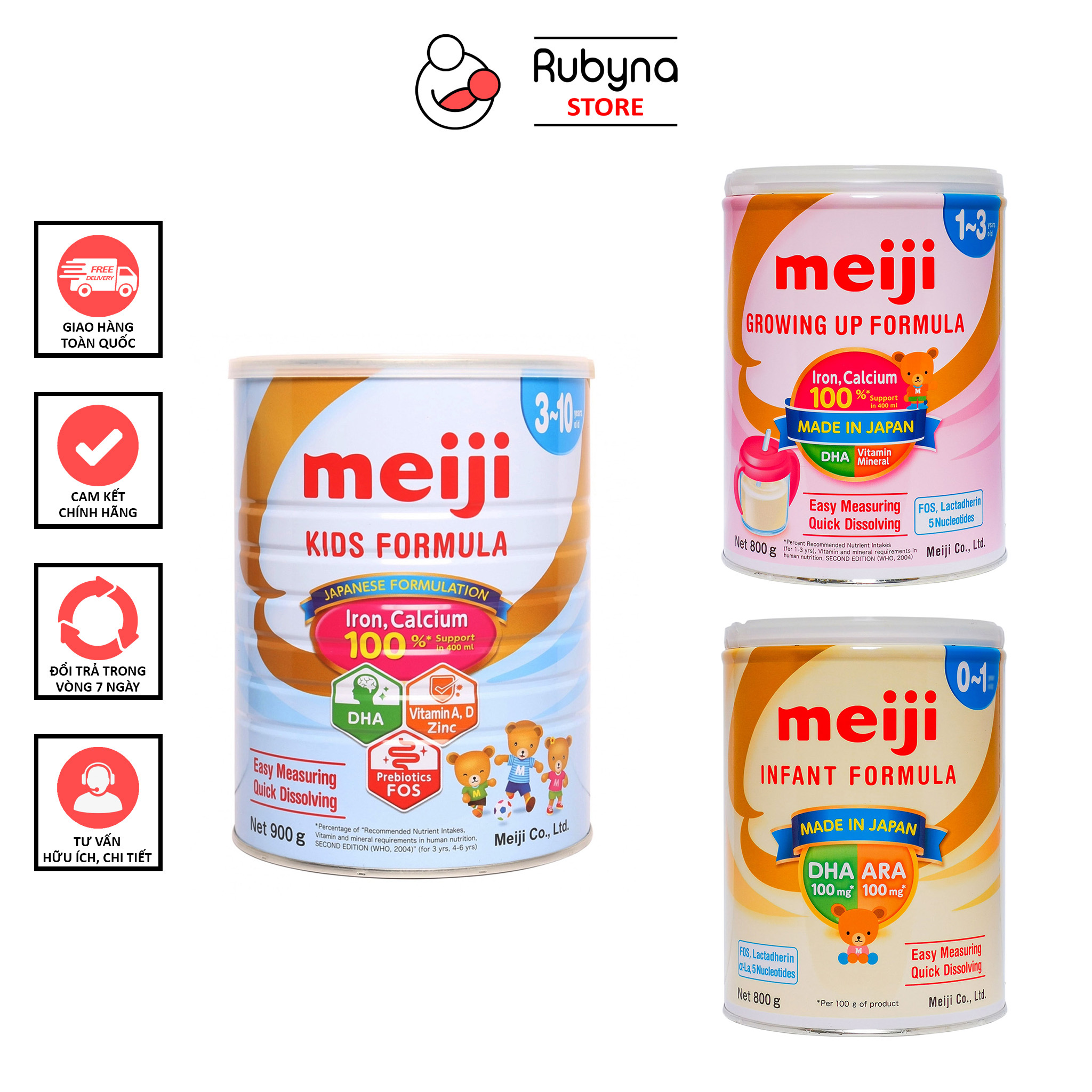 Date 4.2024 Sữa Bột Meiji Nội Địa số 0 Lon 800g - MixASale