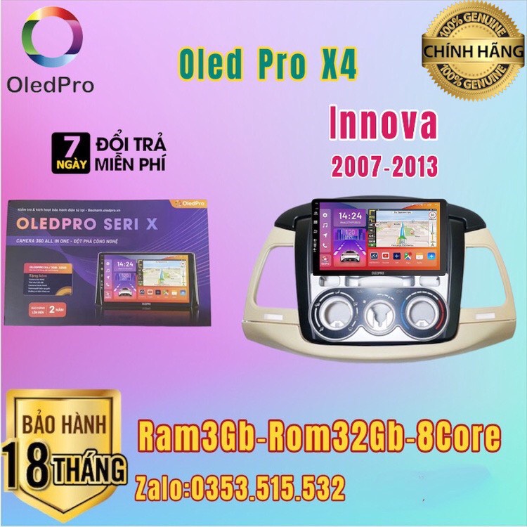 Mặt dưỡng lắp màn hình 9 Inch xe Toyota Innova 2016-2022 kèm jack nguồn ...