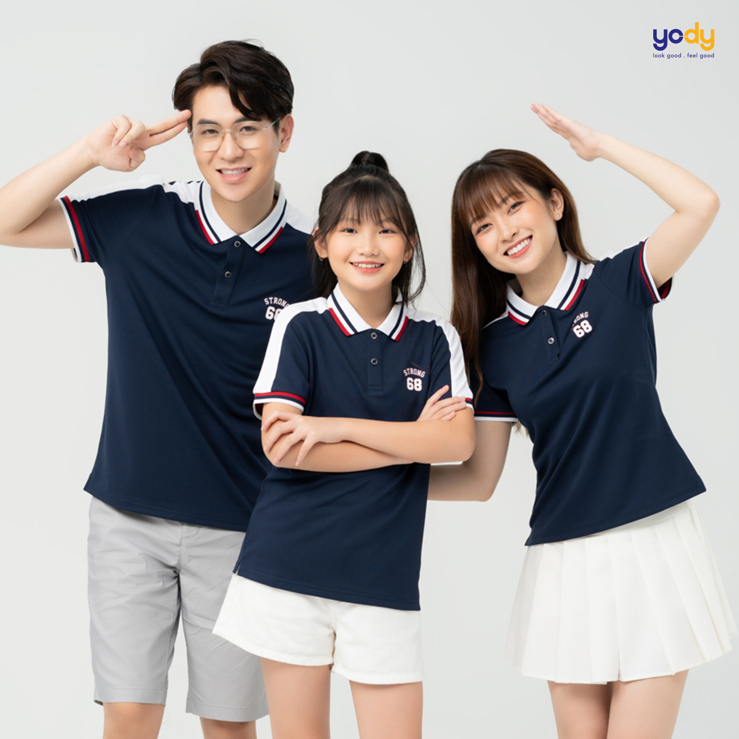 GIẢM 50K CHO ĐƠN TỪ 399K Áo polo nữ YODY phối tay trẻ trung áo thun nữ ...
