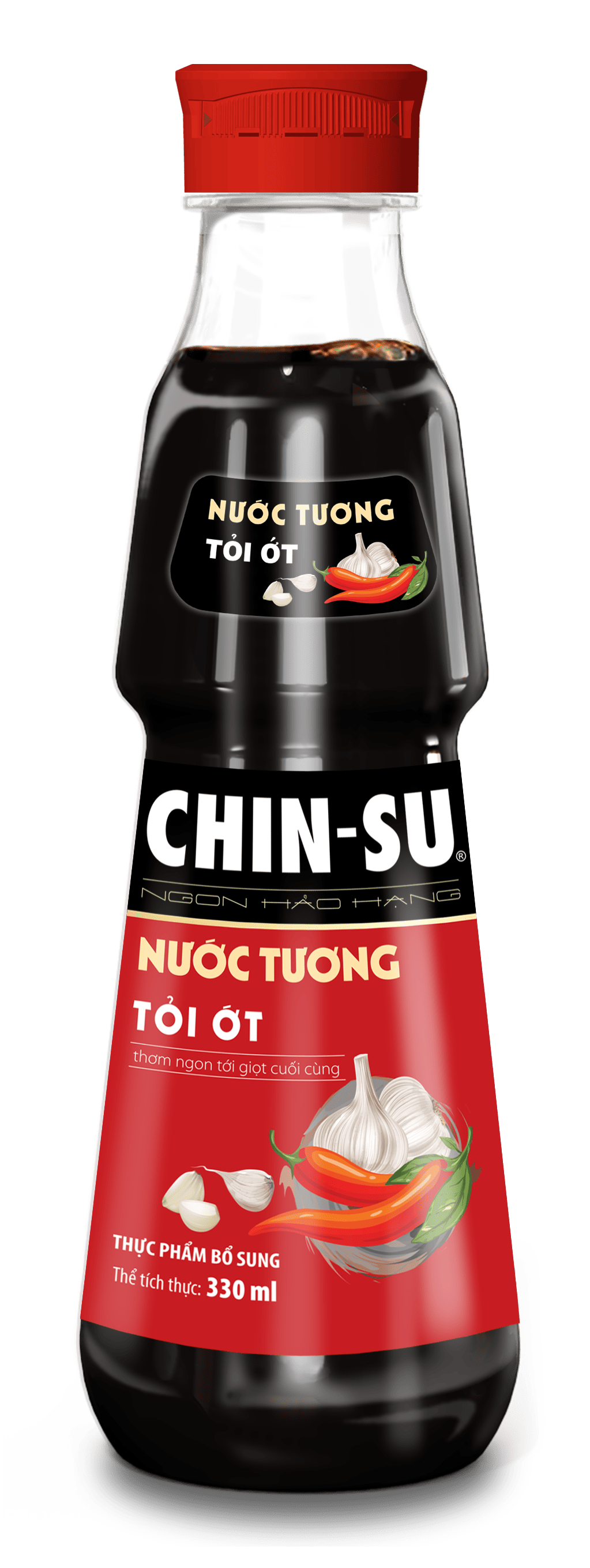 Nước Tương CHIN-SU Tỏi Ớt Chai 330ml - MixASale