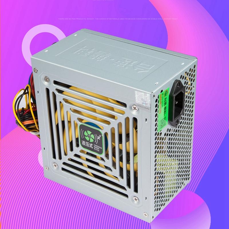 Max 450W Power Supply Computer Pc Cpu 12V 20+4Pin 120Mm Silent Fan Pcie ...