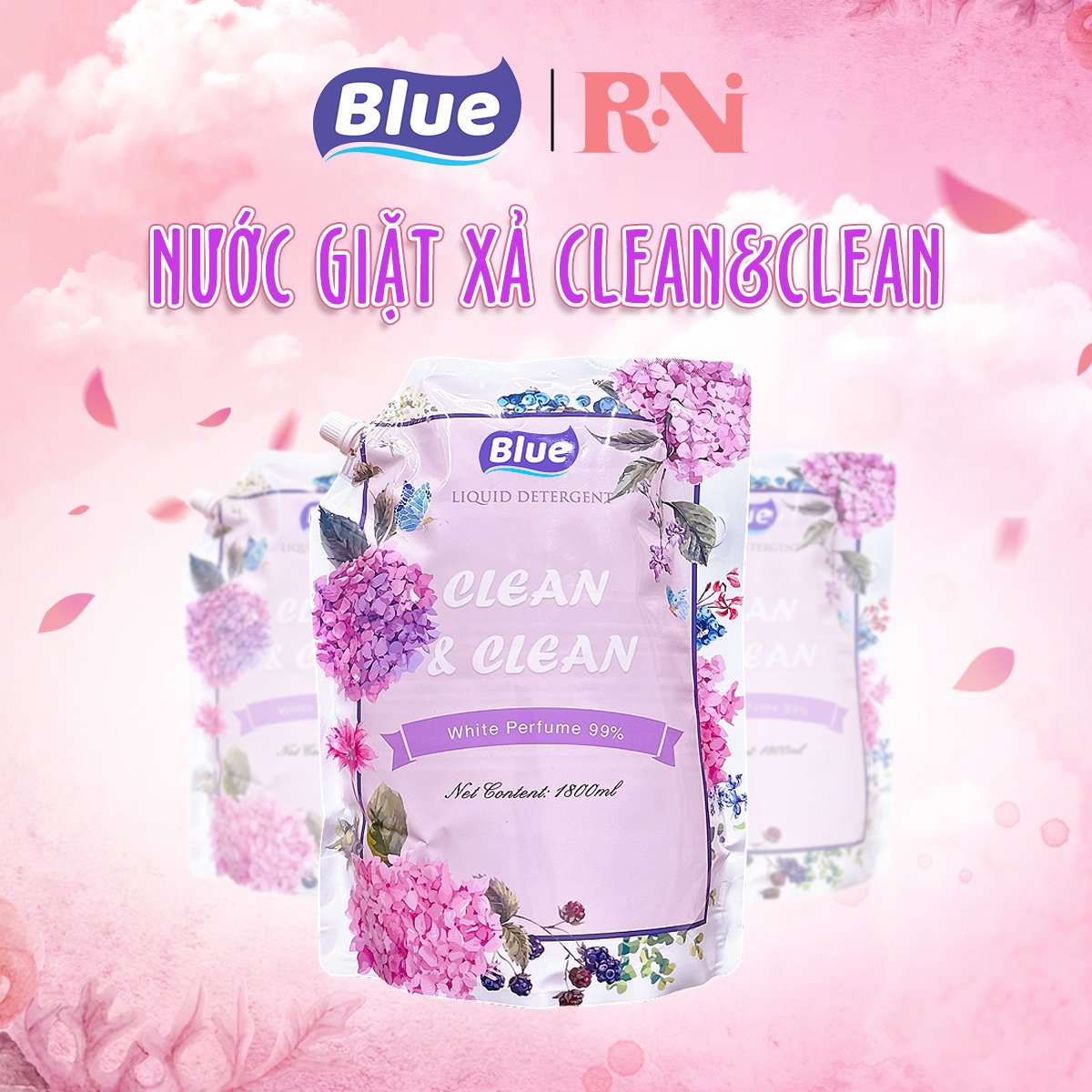 Nước Giặt Clean & Clean Hương Thảo Mộc 1800ML Chính Hãng Công Ty Hà ...