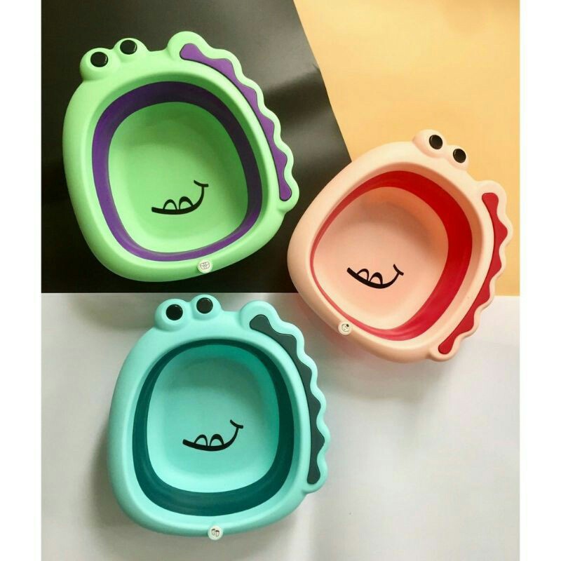 Thau đa năng gấu dâu dễ thương Thau Gấp Gọn Mang Đi Du Lịch Thau Rửa ...