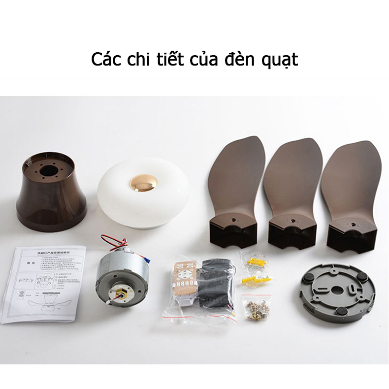 Đèn Quạt Trần Tomax 84CM Phong Cách Bắc Âu 66 Wat Dành Cho Phòng Khách ...