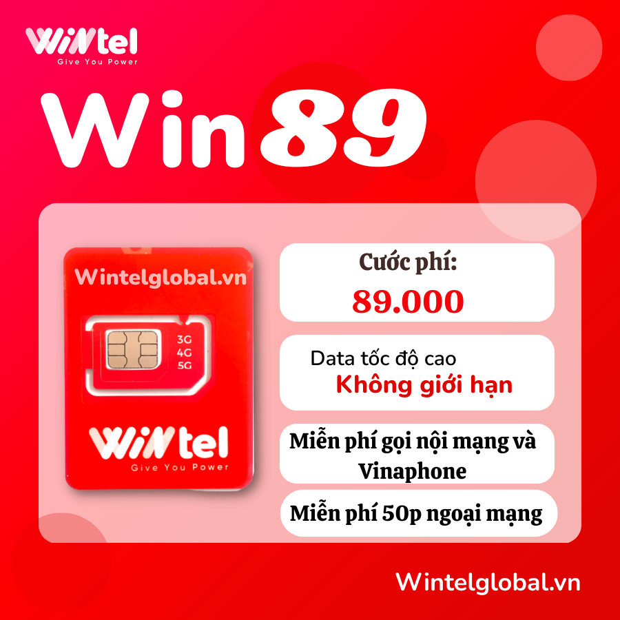 Sim Wintel tỷ GB data không giới hạn lưu lượng tốc độ cao (Win60 ...
