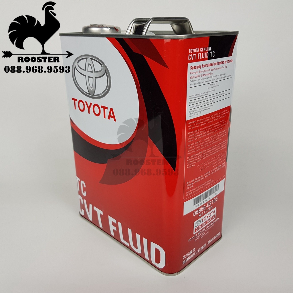 Dầu nhớt hộp số tự động vô cấp(CVT) xe Toyota Vios Corolla Altis. CVT ...