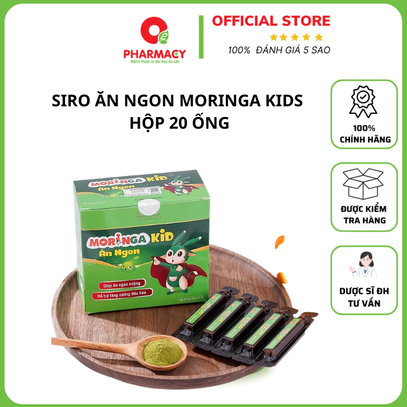 Siro ăn ngon Moringa kids hộp 20 ống | Lazada.vn