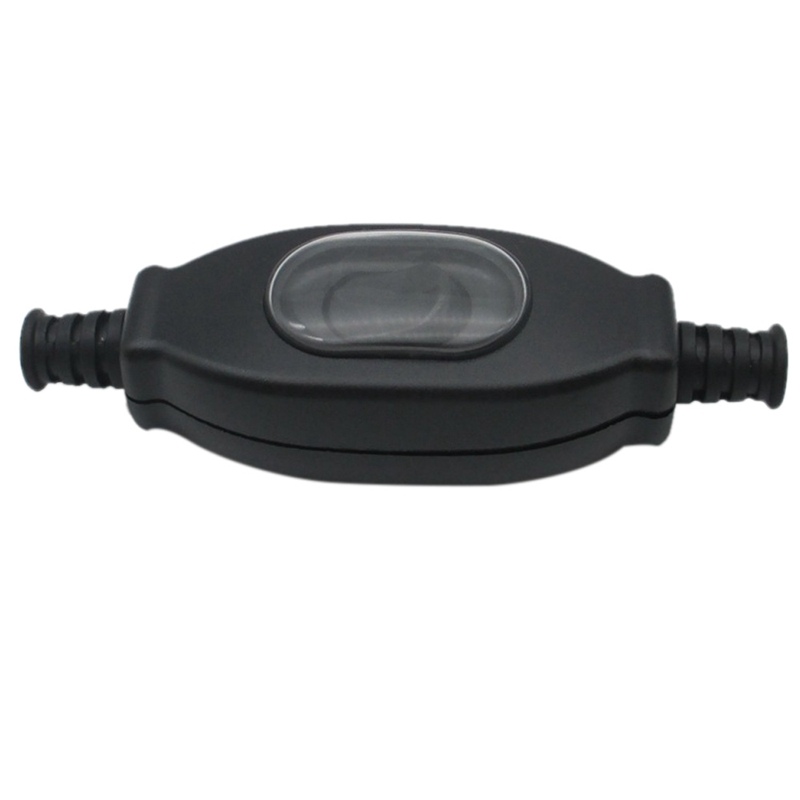 3A 250V Waterproof in Line Switch Cord Switch IP65 Round Wire Silver ...