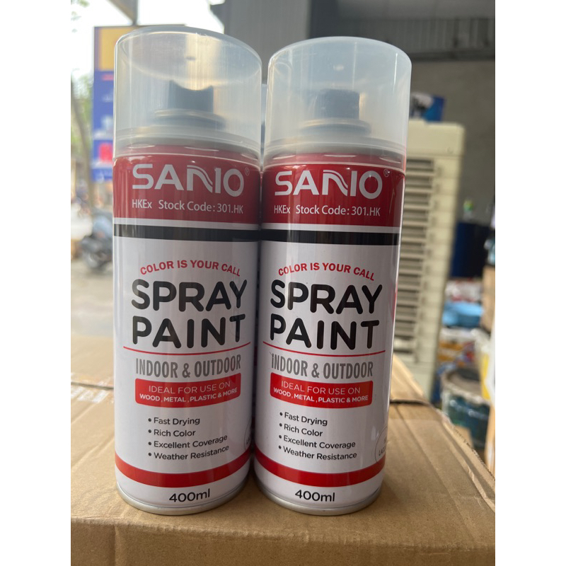 Sơn Sano Mạ Inox Chrome 318 Chai Lớn-400Ml - MixASale