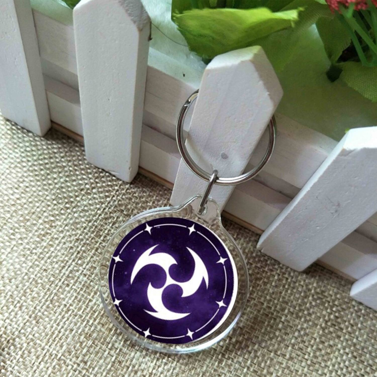 ( Tròn ) Móc khóa IN HÌNH NGUYÊN TỐ VISION GENSHIN IMPACT game chibi ...