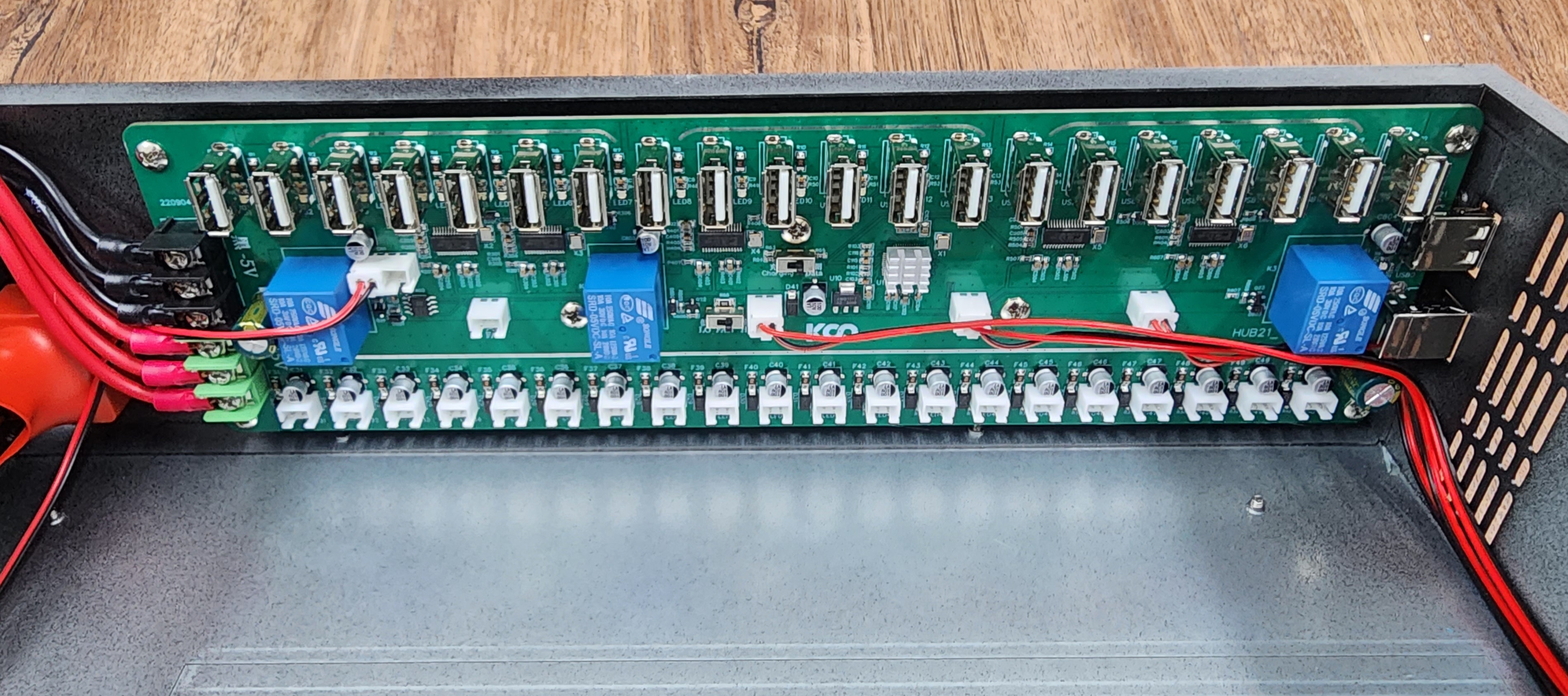 Bộ Box Phone Farm Đầy Đủ mạch xanh mới Lắp Được cho các điện thoại ...