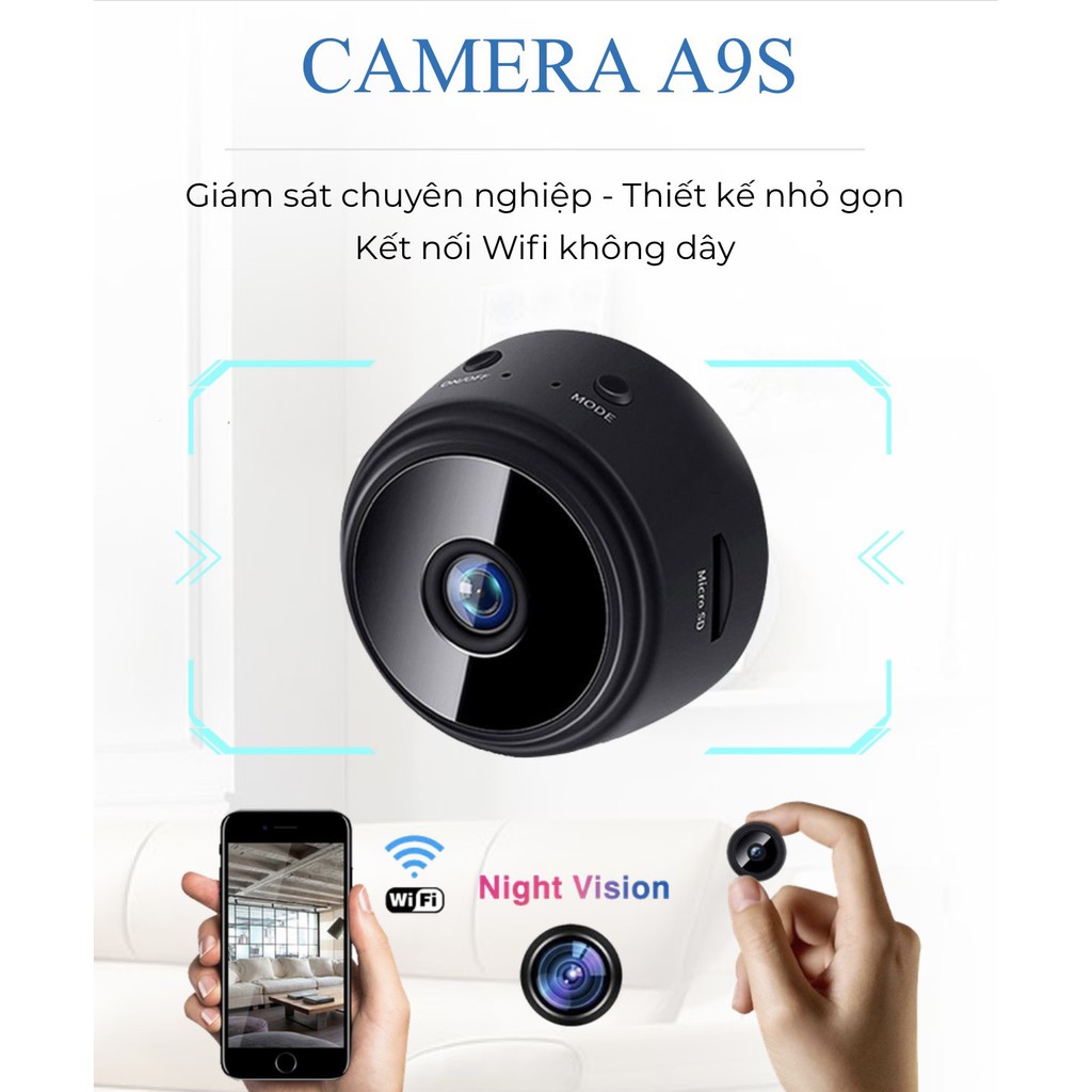 Camera Không dây Mini A9 Plus Camera A9 Wifi Quay Nén Camera A9 Hồng ...