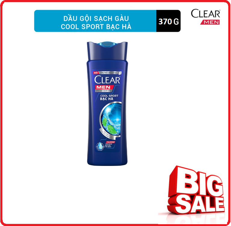 Dầu Gội CLEAR MEN Mát Lạnh Bạc Hà Chai 340g | Lazada.vn