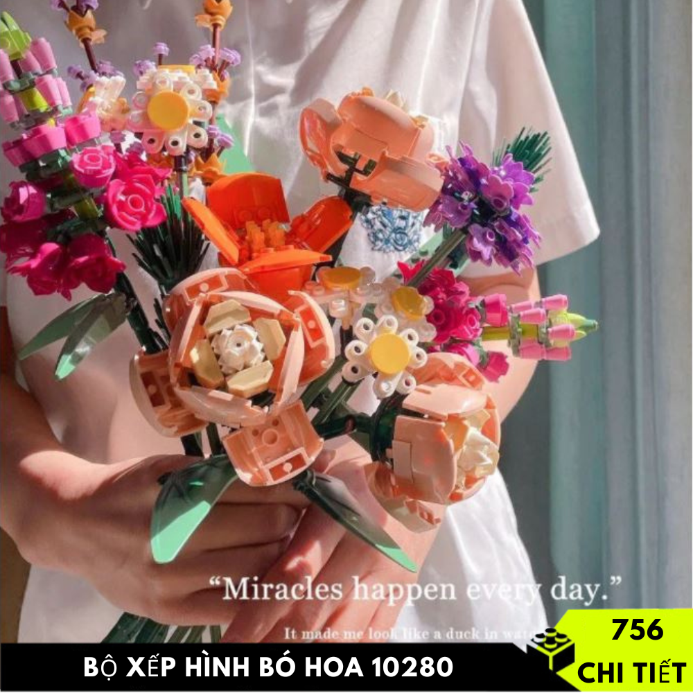 BỘ XẾP HÌNH LEGO HOA, LEGO HOA THIÊN ĐIỂU, LEGO NON 10289 HOA THIÊN ...